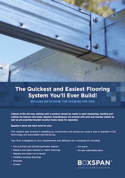 Boxspan DIY Steel Deck Kits & Verandah Floor Frames (Non-Combustible ...