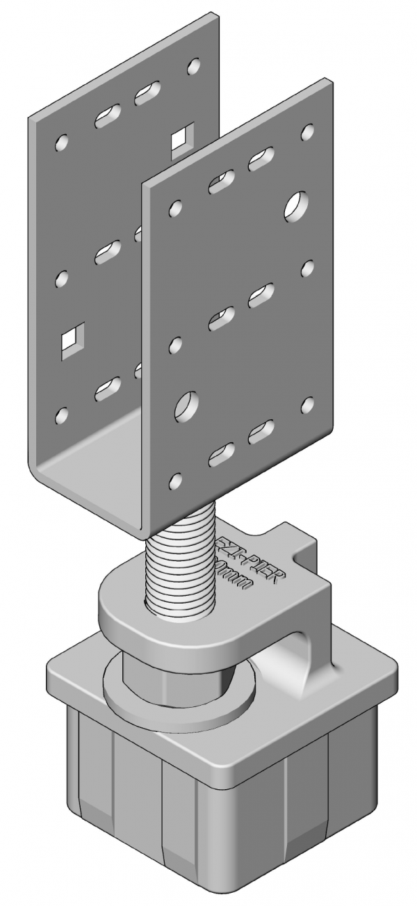 Ezipier Adjustable Steel Piers (Alternative To Timber & Concrete Stumps ...